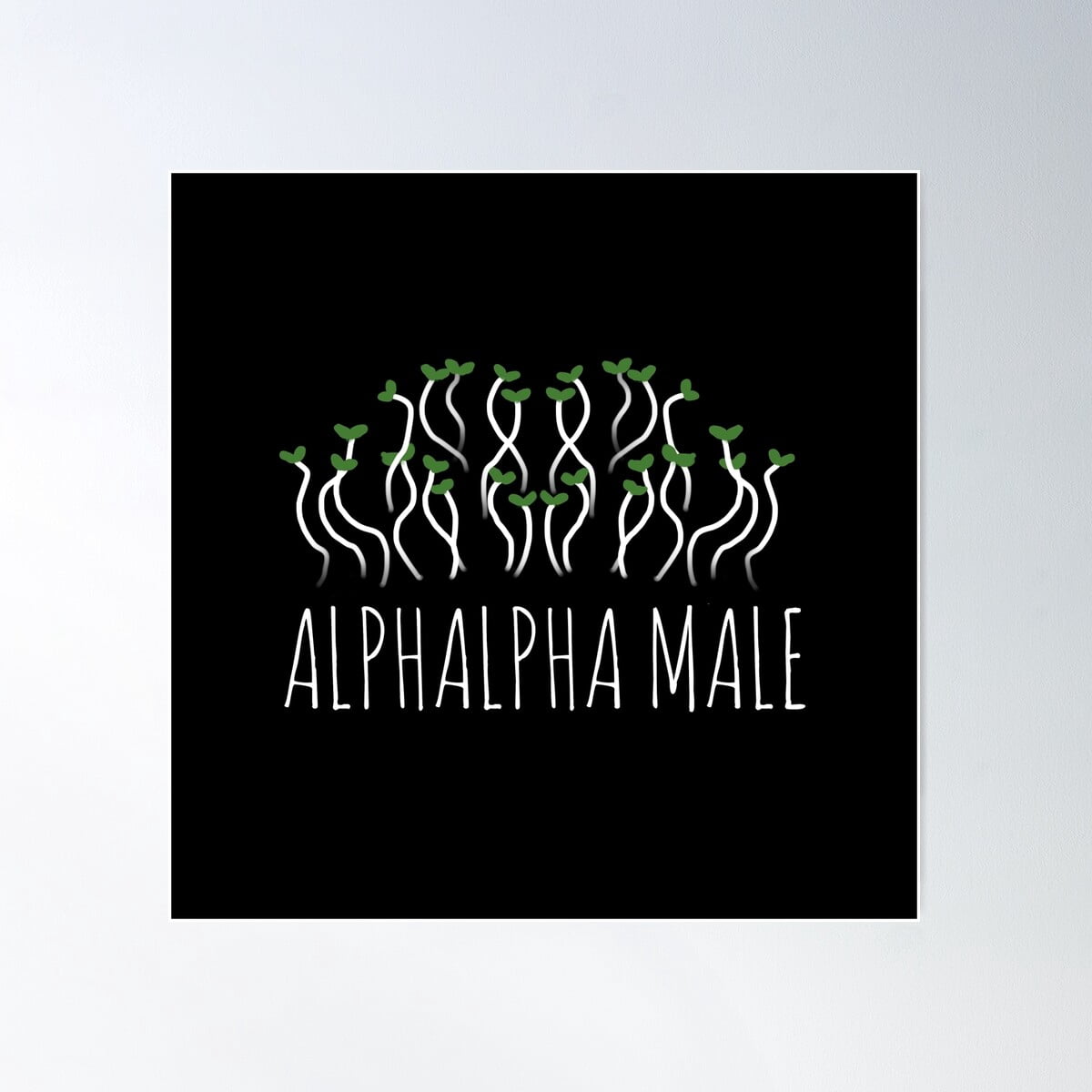 Alphalpha Male Poster Wall Art, Modern Wall Decor For Living Room ...