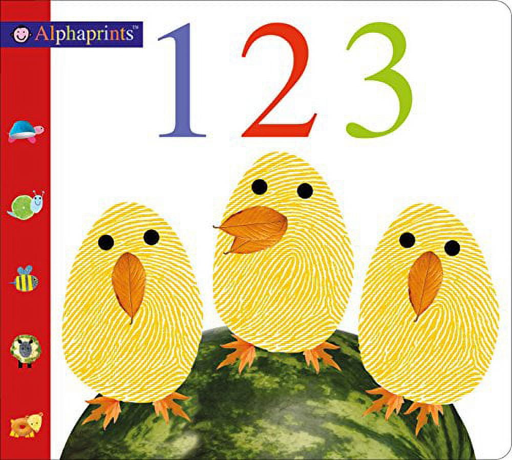 Alphaprints: 123 (Board Book) - Walmart.com
