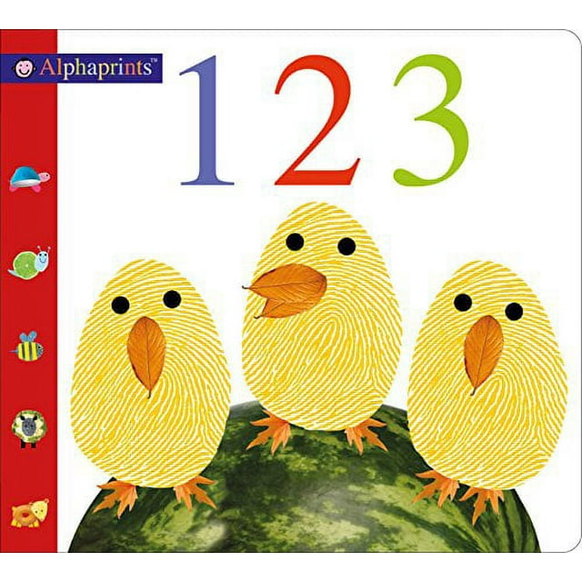 Alphaprints: 123 (Board Book) - Walmart.com