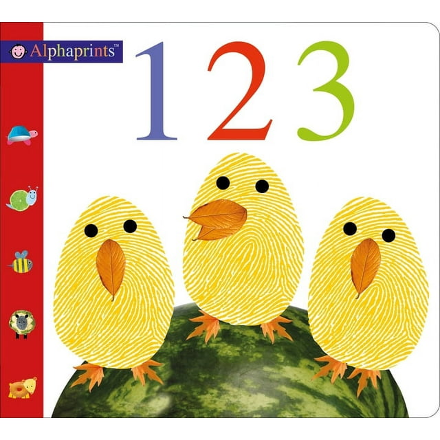 Alphaprints: 123 (Board Book) - Walmart.com