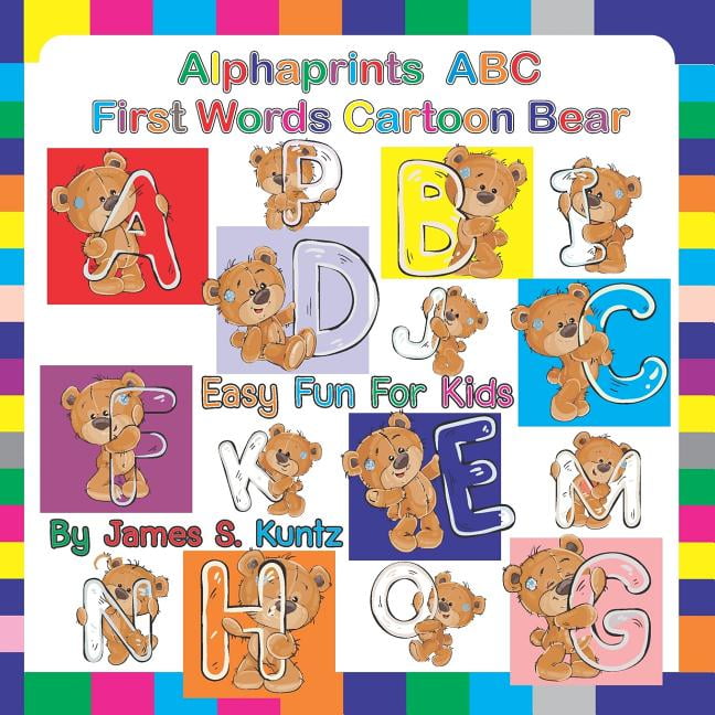 Alphaprints ABC First Words Cartoon Bear: Big Cartoon Big Words ...