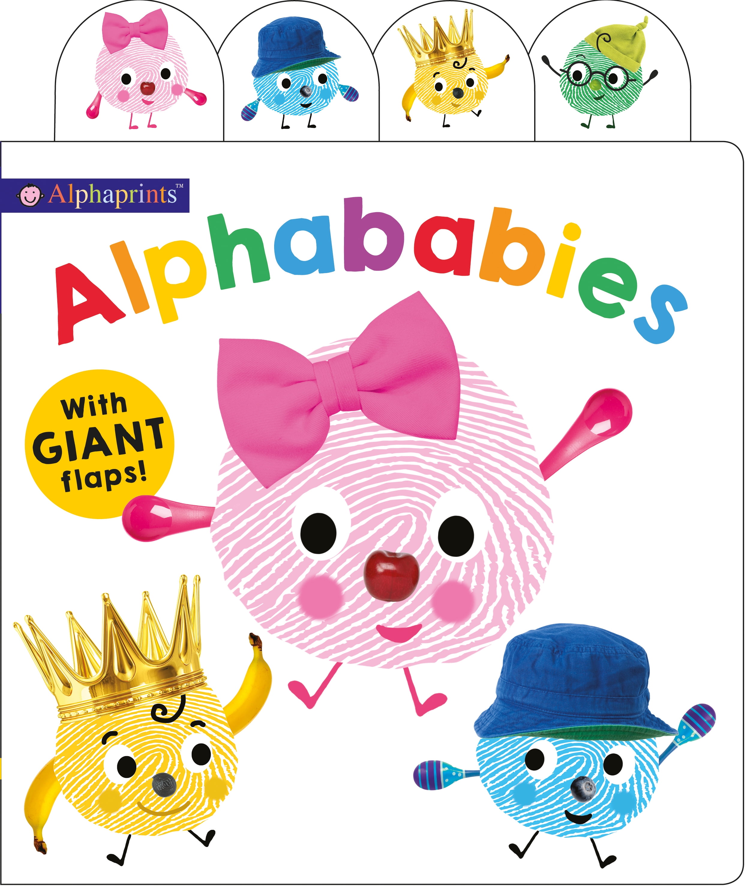 Alphaprints: Alphaprints: Alphababies : with Giant flaps (Board book) - Walmart.com