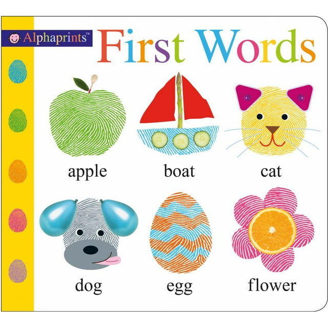 Alphaprints First Words (Board Book) - Walmart.com