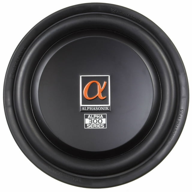Alphasonik 12" Shallow Subwoofer 1500 Watts Max 4 Ohm Treis 300 Series ...