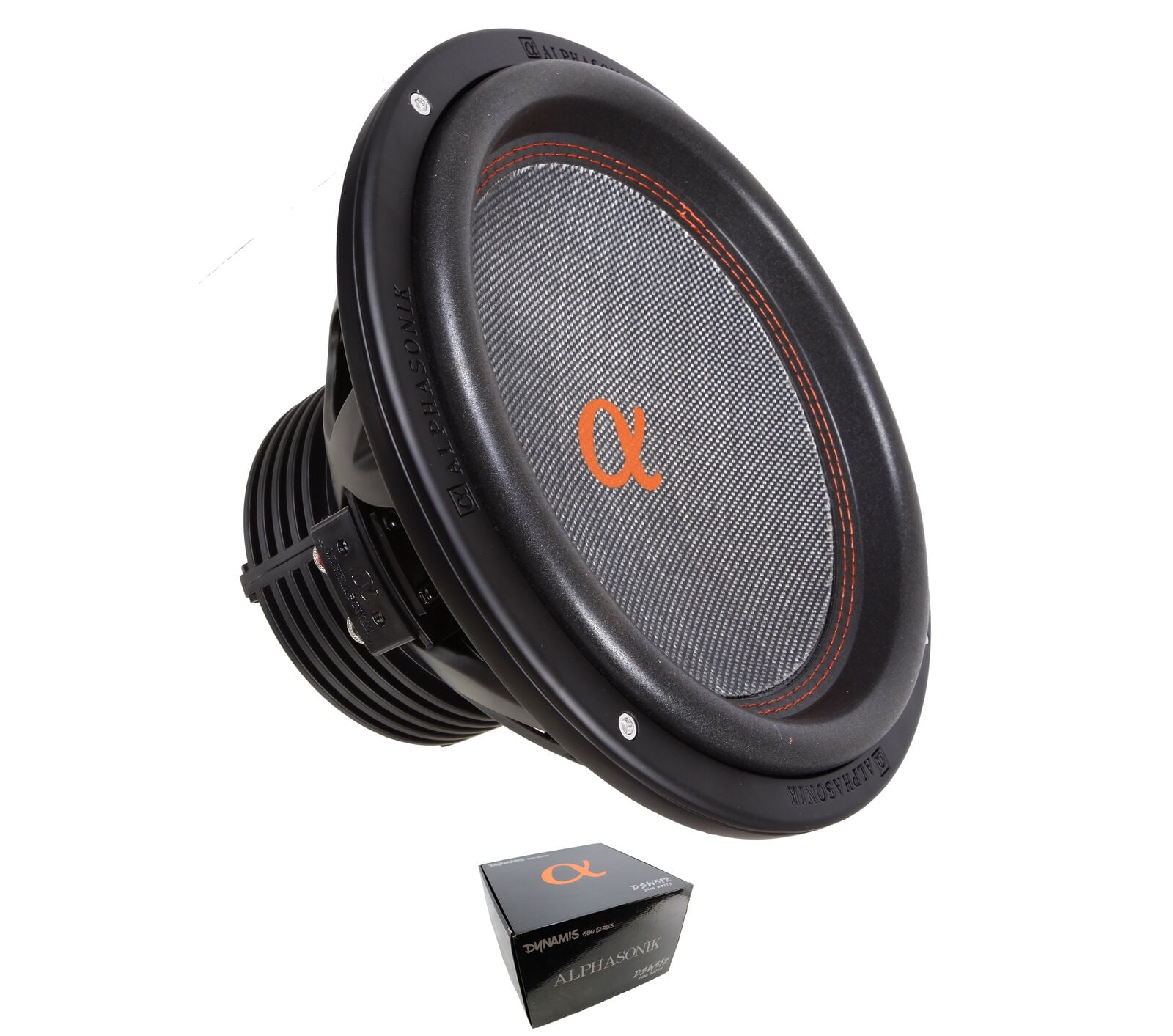 Alphasonik 12" Subwoofer 2400 Watts Max Dual 4 Ohm Dynamis 500 Series ...