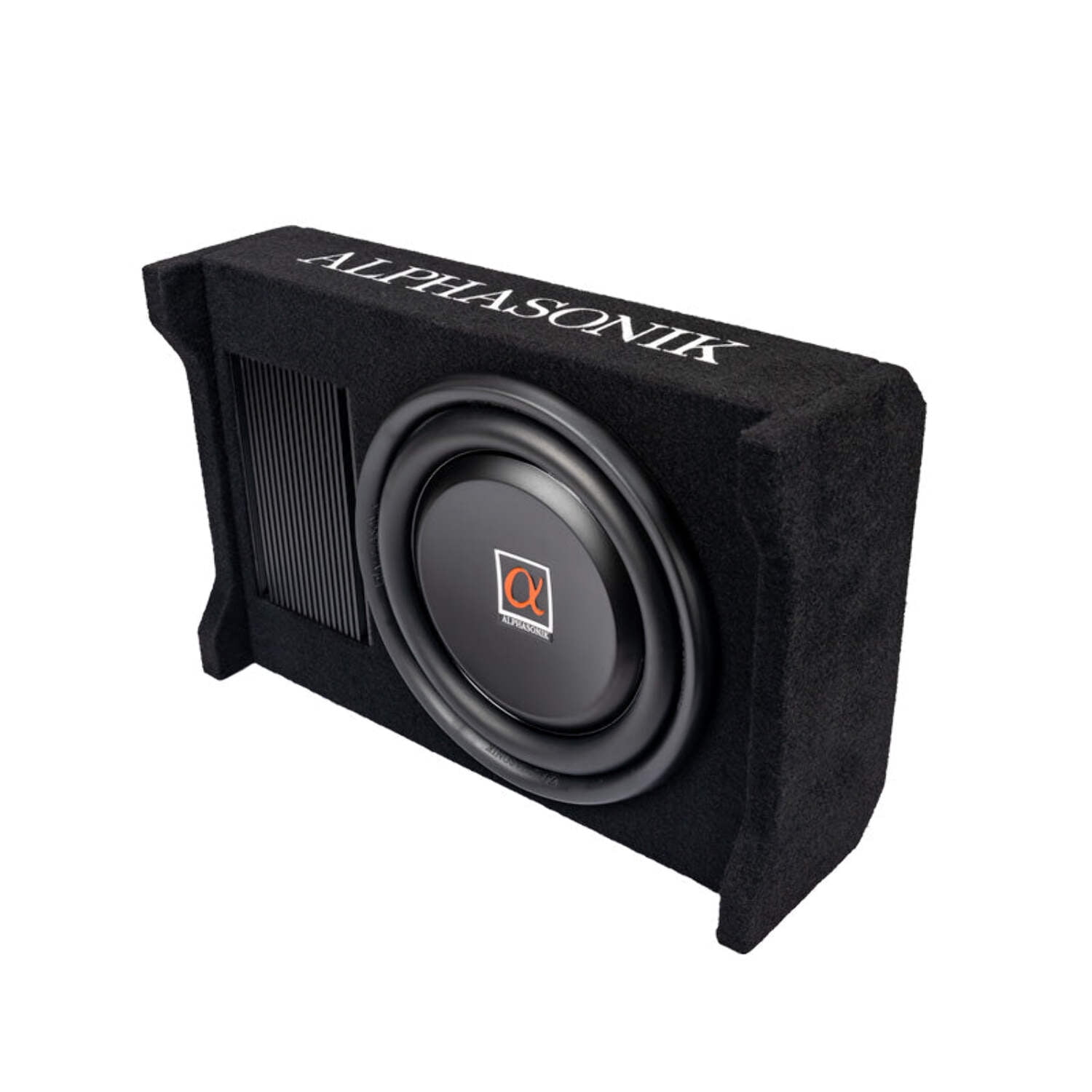 Alphasonik AS100A 10" 1200 Watts MAX Built-in Amplifier Down Fire ...