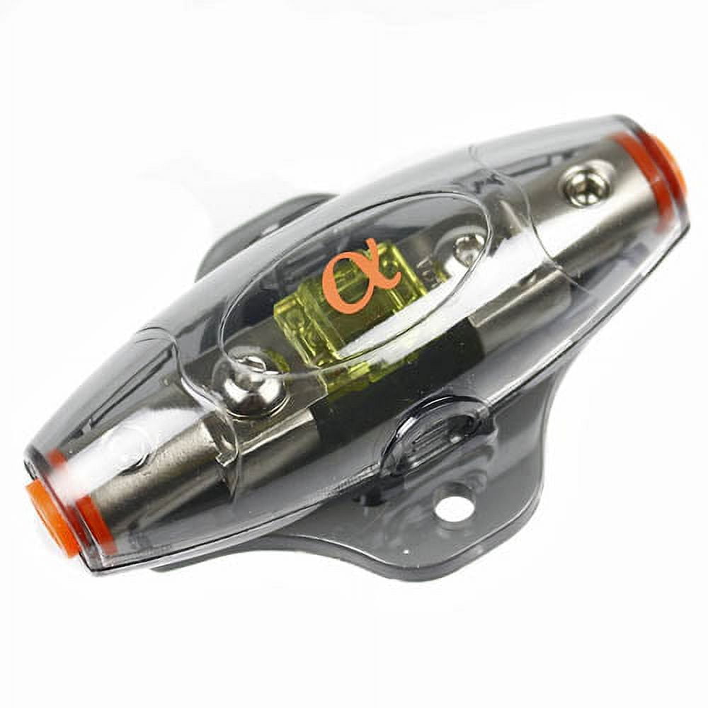 Alphasonik Mini ANL Fuse Holder 4 8 Gauge Input and 4 8 Gauge Output ...