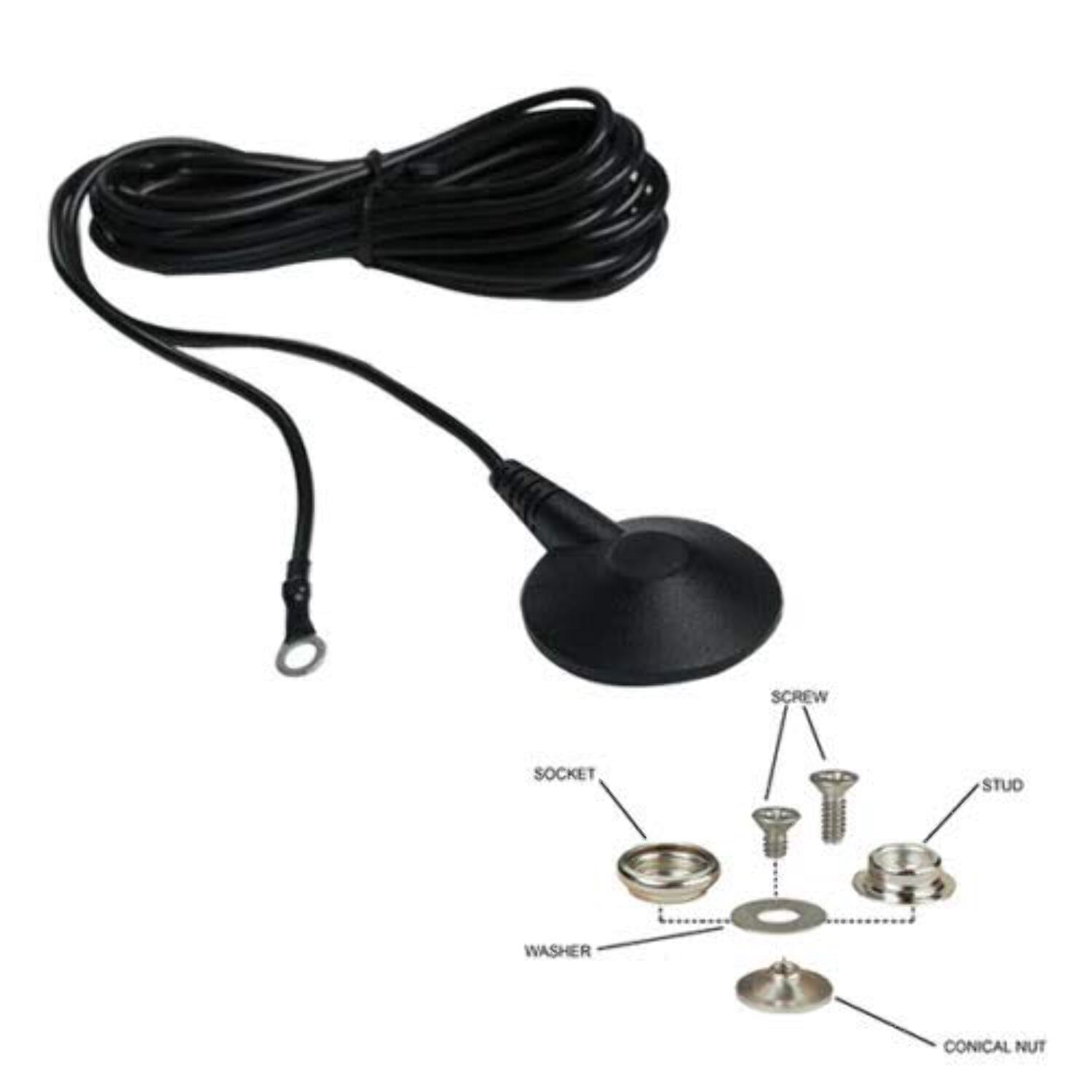 Alphastat Floor Mat Grounding Kit - Universal Snap Kit and 15' 1 Meg ...