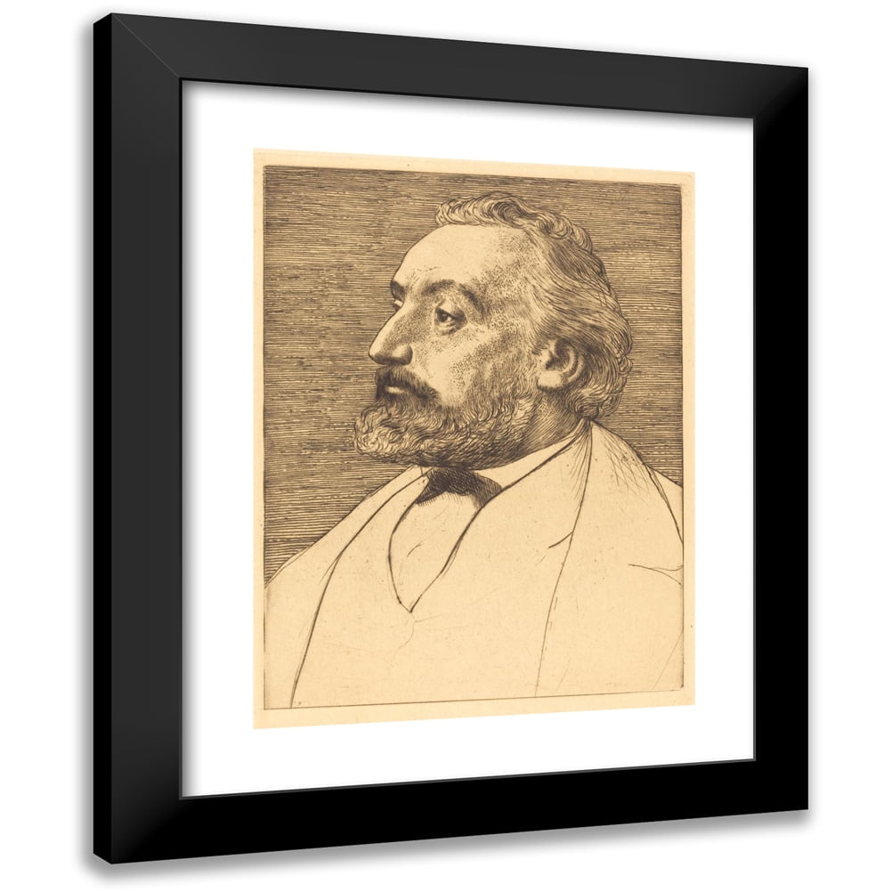 Alphonse Legros 11x14 Black Modern Framed Museum Art Print Titled ...