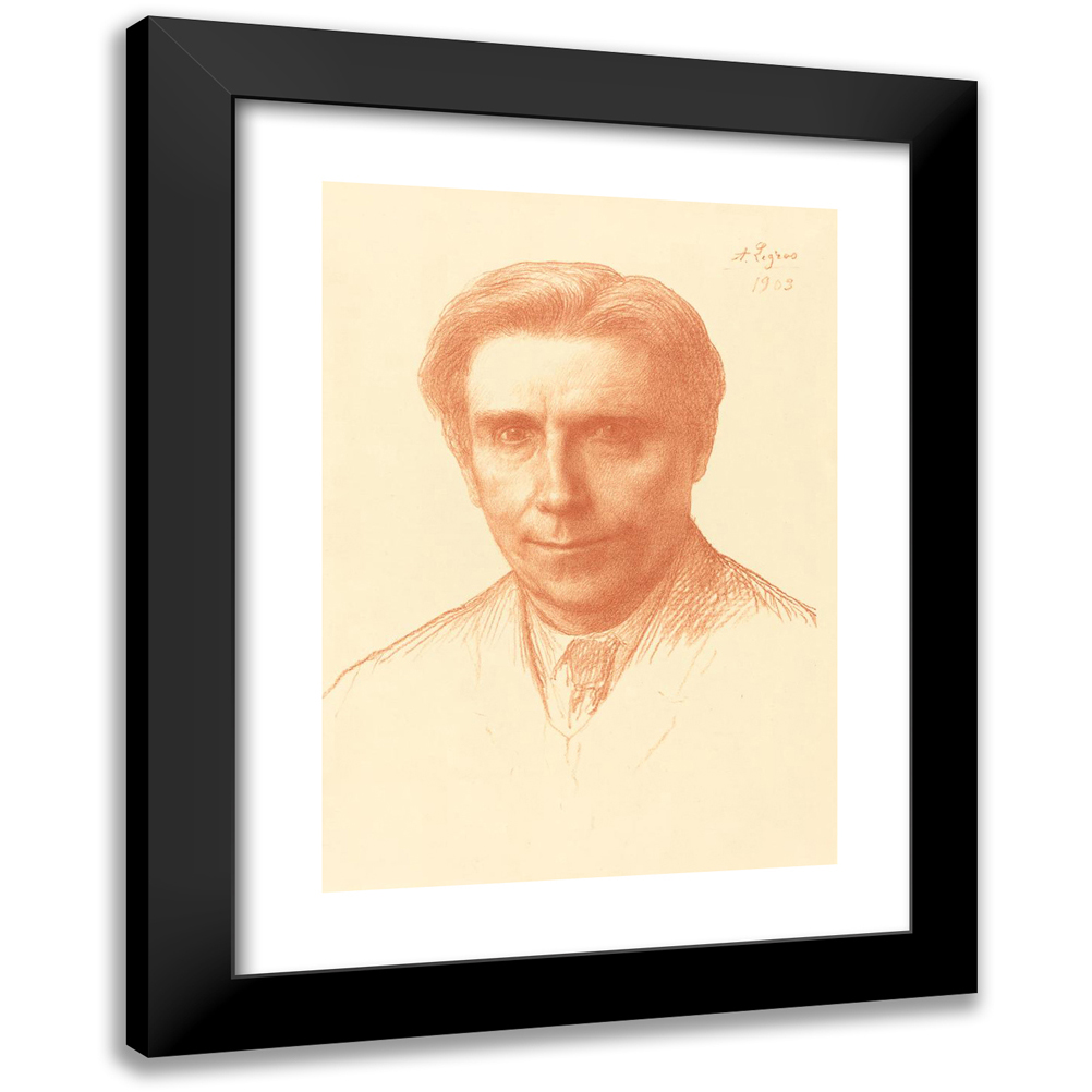 Alphonse Legros 11x14 Black Modern Framed Museum Art Print Titled ...