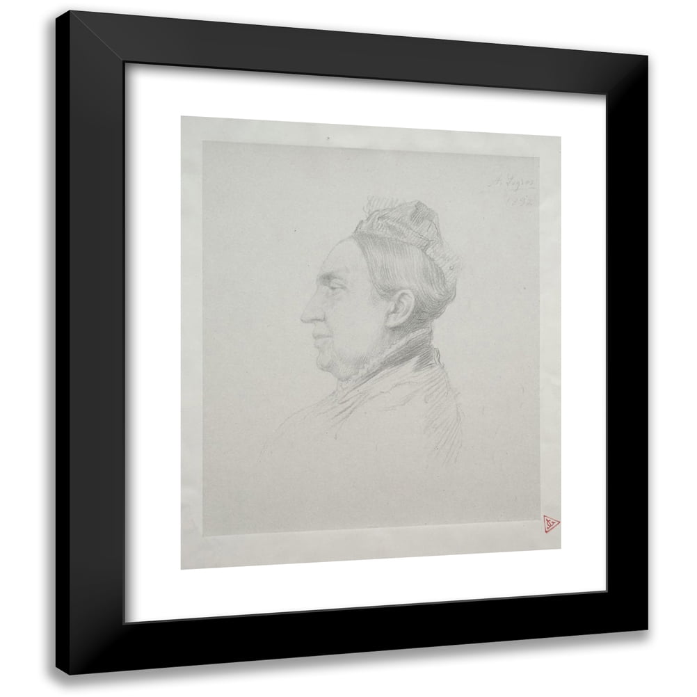 Alphonse Legros 15x17 Black Modern Framed Museum Art Print Titled ...