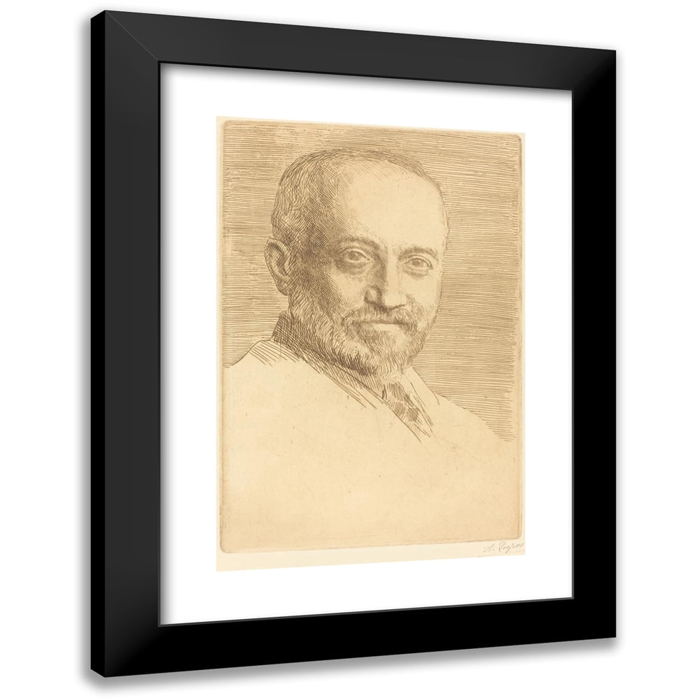 Alphonse Legros 17x24 Black Modern Framed Museum Art Print Titled - C.J ...