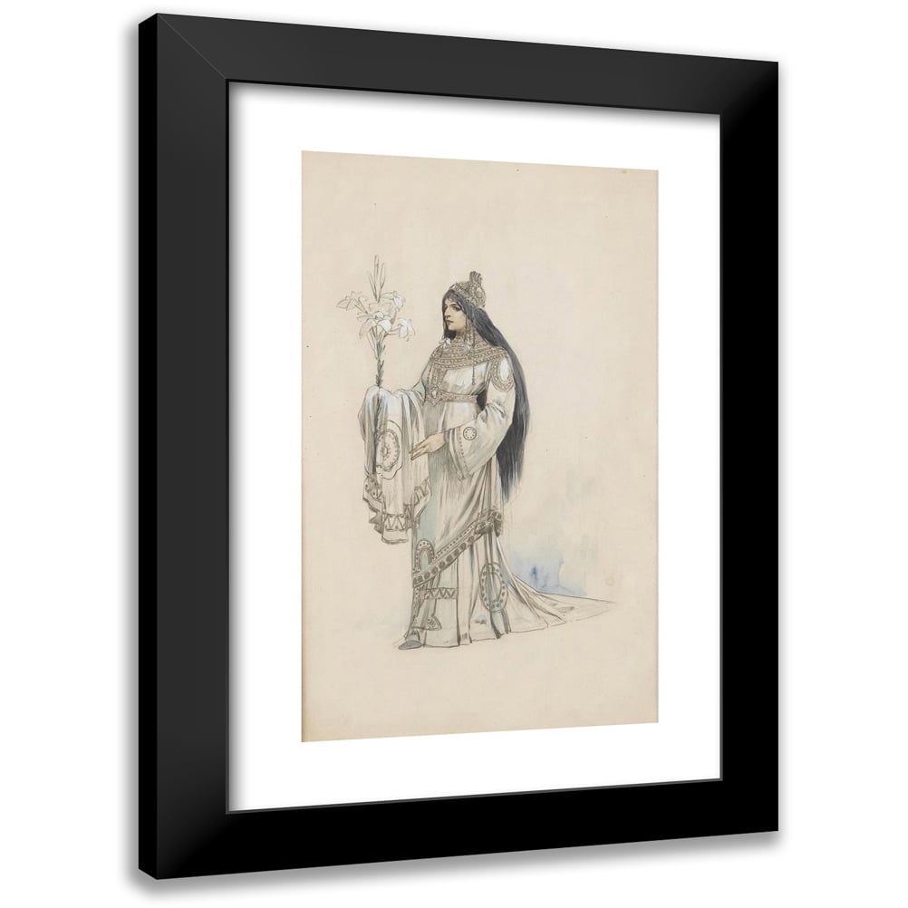 Alphonse Mucha 10x14 Black Modern Framed Museum Art Print Titled - A ...