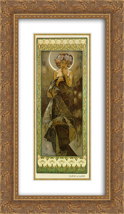 Alphonse Mucha Moon
