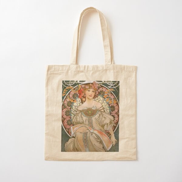 Alphonse, Mucha, Alfons, Maria, Nouveau, Czech, Painter, Woman, Flowers ...