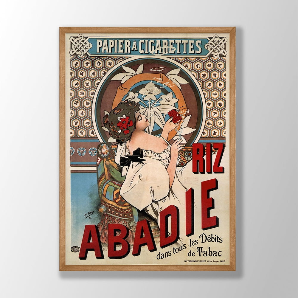 Alphonse Mucha Art Print - Riz Abadie Poster Mucha Poster Art Nouveau ...