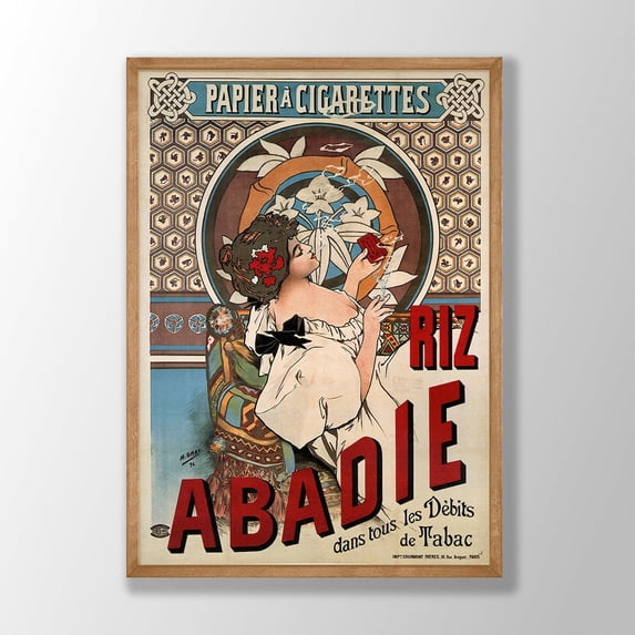 Alphonse Mucha Art Print - Riz Abadie Poster Mucha Poster Art Nouveau ...
