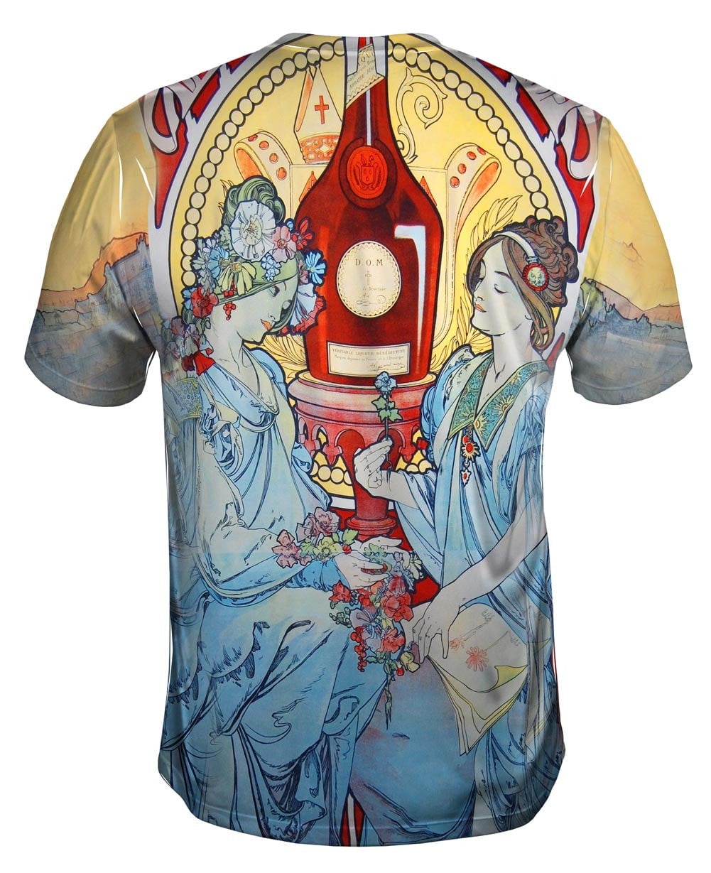 Alphonse Mucha - Bénédictine 1898 Mens T-Shirt All Over Print - Walmart.com