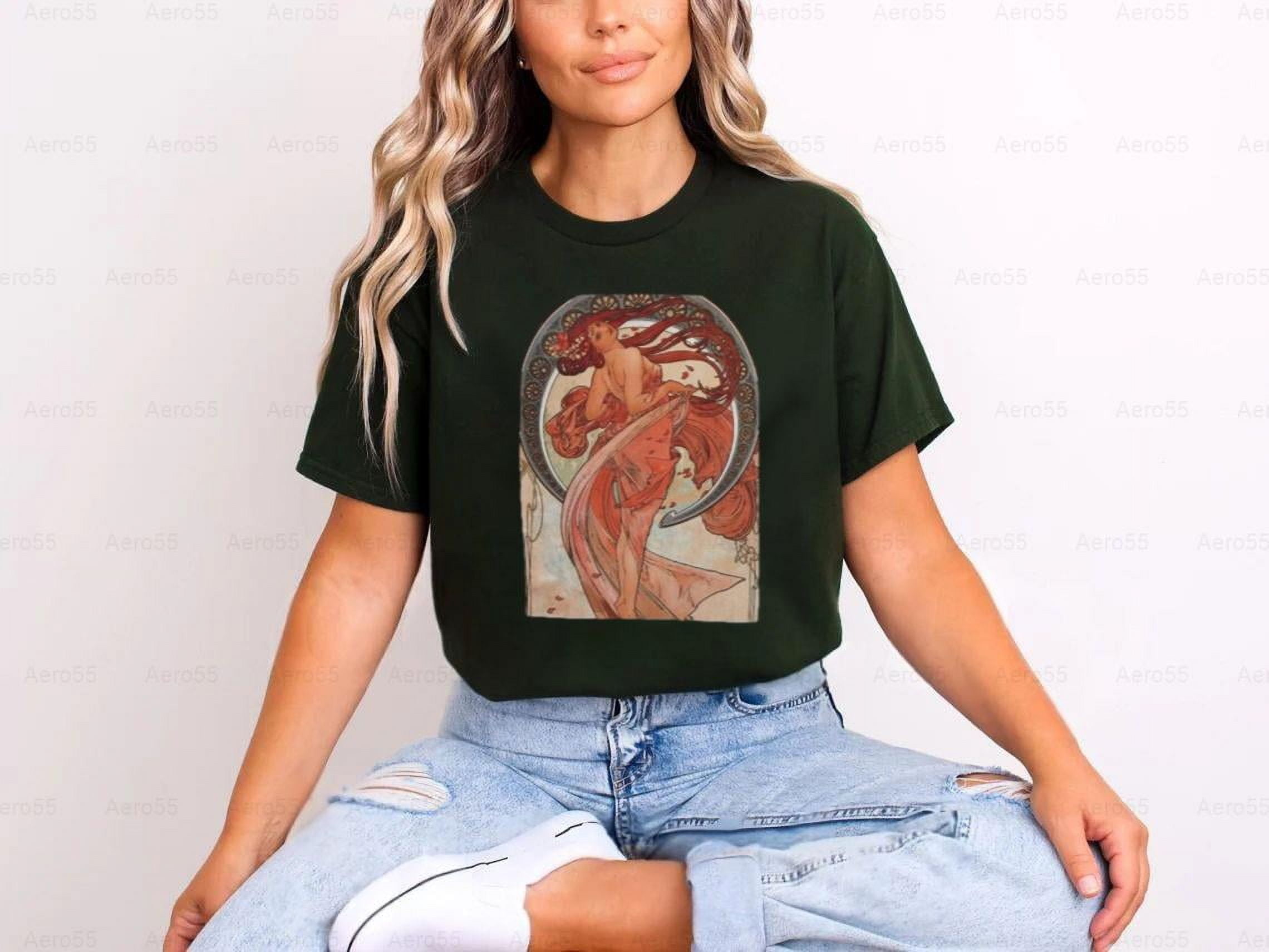 Alphonse Mucha Dance Vintage Art Nouveau Style T-shirt, Sweatshirt ...