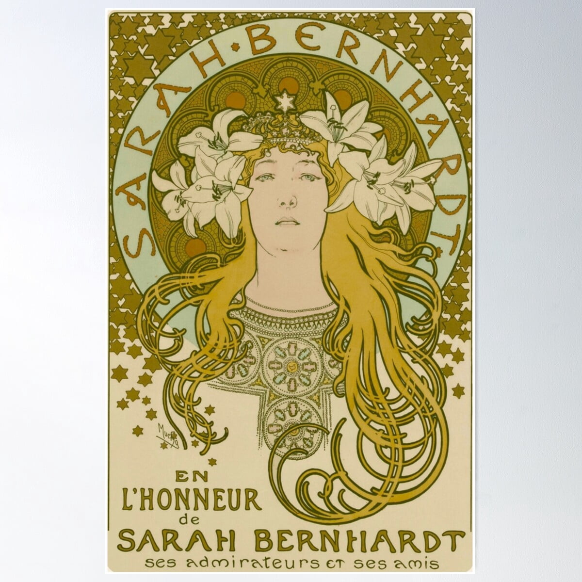 Alphonse Mucha - En L'Honneur De Sarah Bernhardt - Ses Admirateurs Et ...