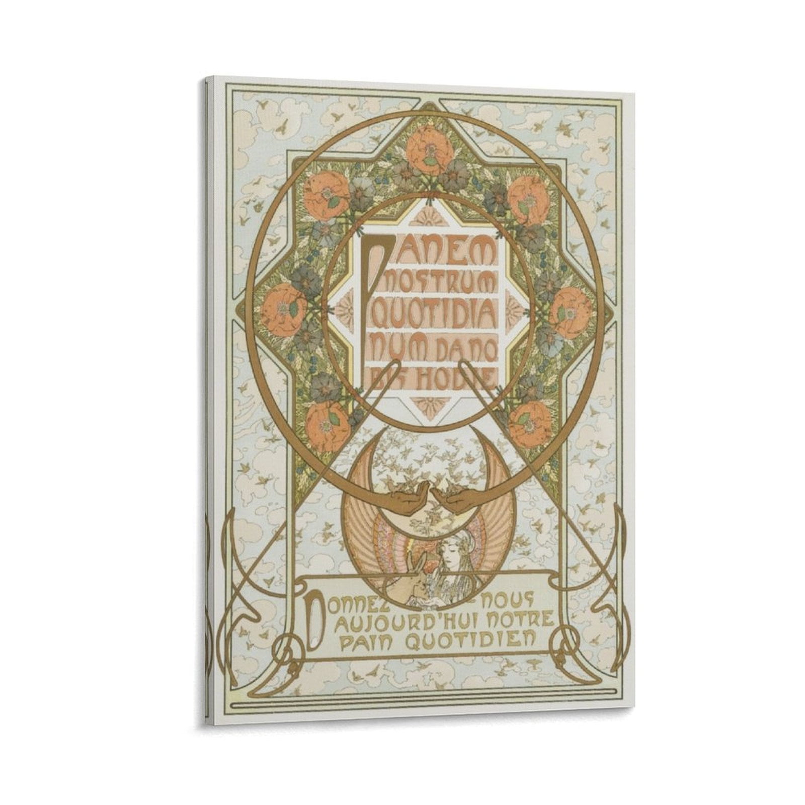 Alphonse Mucha Give Us This Day Our Daily Bread Canvas Art Poster and ...