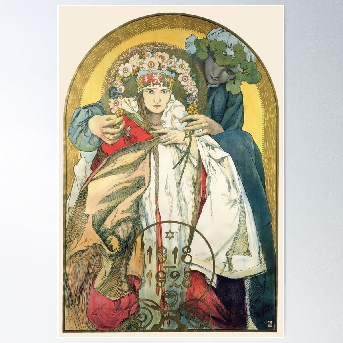 Alphonse Mucha - Official Poster Celebrating The 10Th Anniversary Of ...