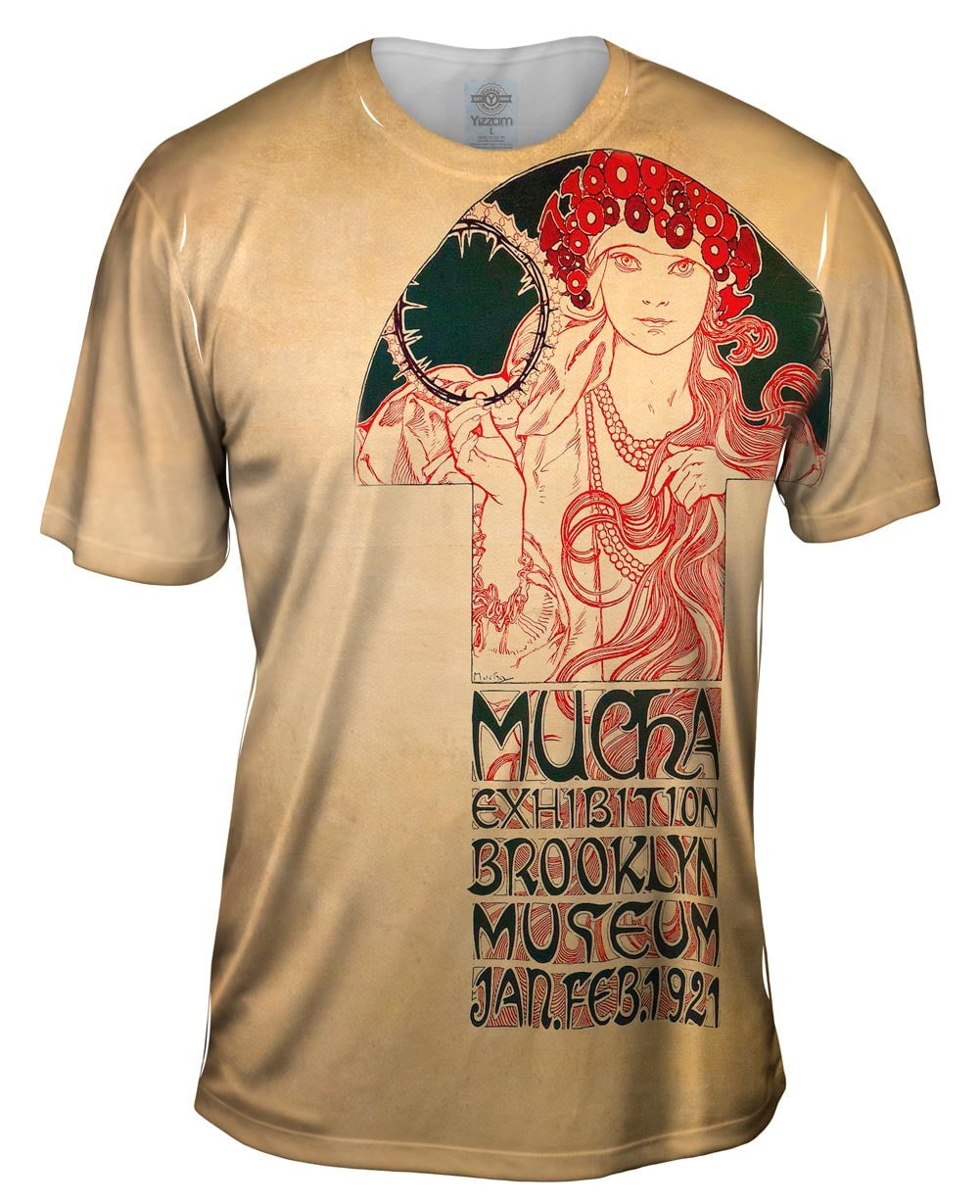 Alphonse Mucha-Poster for the Exhibition-1921 Mens T-Shirt All Over ...