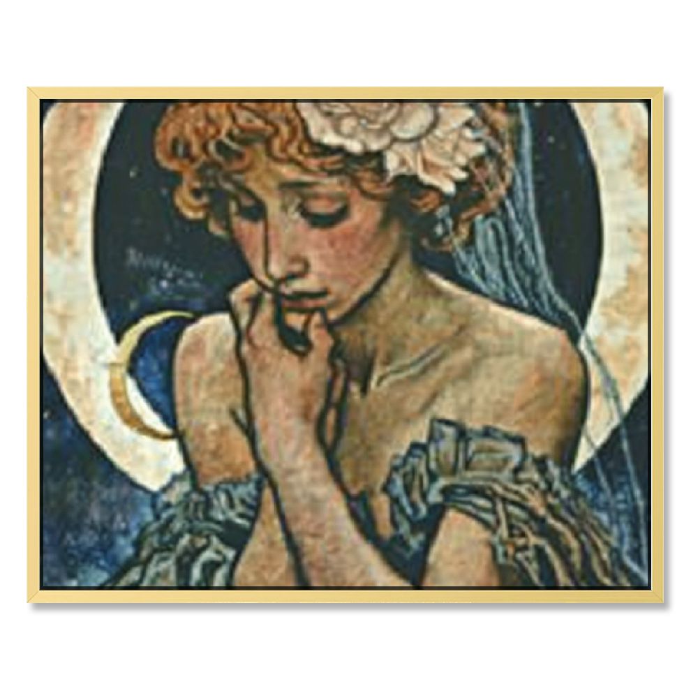 Alphonse Mucha Print - Decor - Vintage Canvas - French Art Nouveau ...