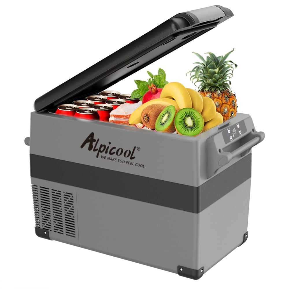 Alpicool CF45 48 Quart Portable Refrigerator - DC & Solar Ready for ...