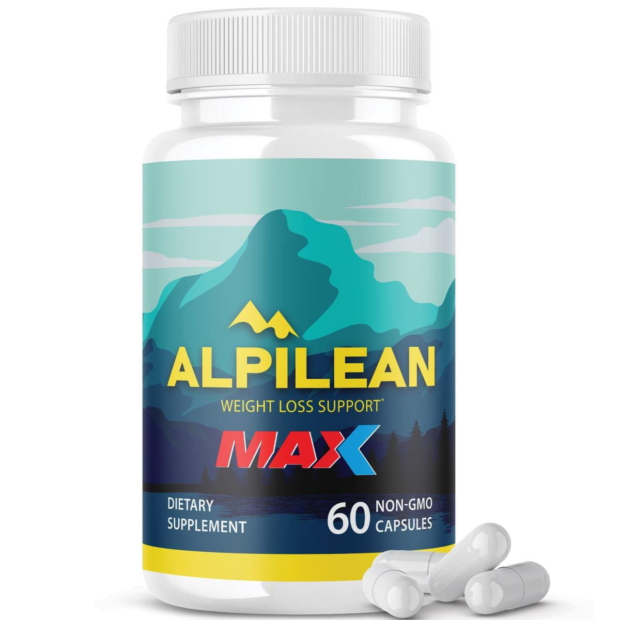Alpilean Max Official Formula - Dietary Supplement Pills (60 Capsules ...