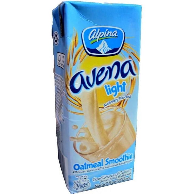 Alpina Organic Oatmeal Smoothie, Low Sugar, Non-GMO, Ready to Drink, 6. ...