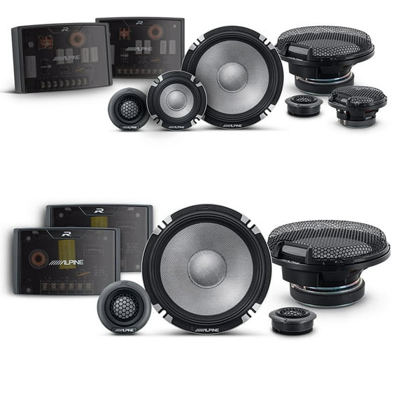 Alpine 6.5" R2 Pro-Series High-Resolution Speaker Bundle - A Pair of R2 ...