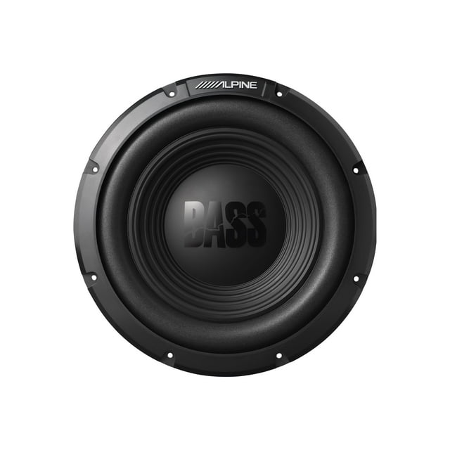 Alpine BassLine Series 12 Inch 750 Watt 4-Ohm Car Audio Subwoofer ...
