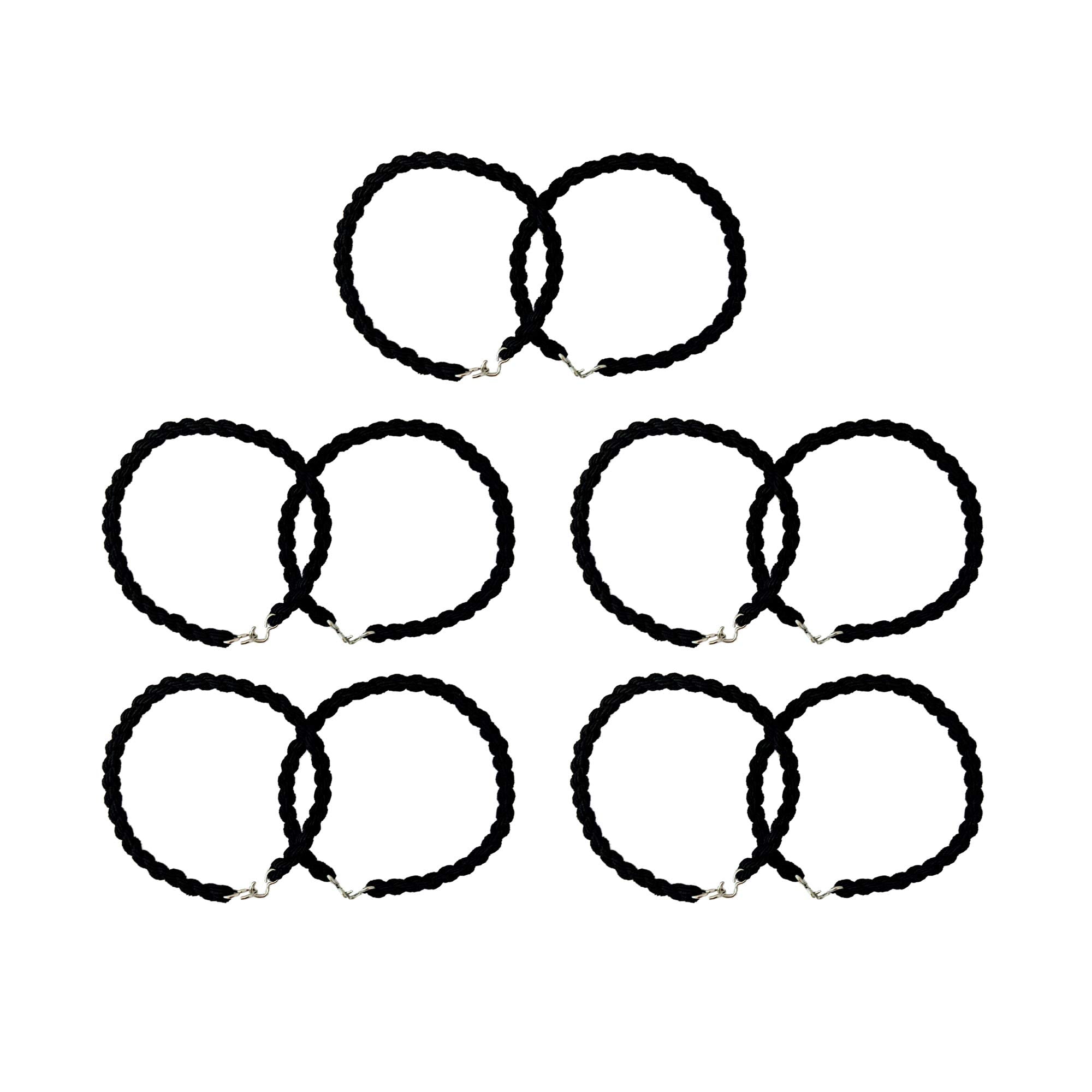 Alpine Choice Military Grade Boot Bands - 5 Pack, Black, Used by USMC ...