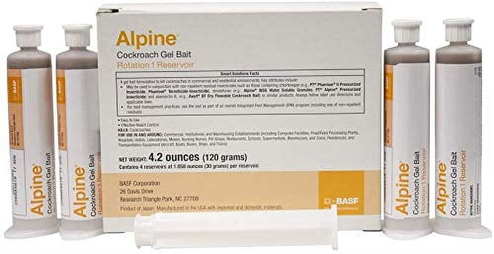 Alpine Cockroach Gel Bait 4(30 gram) Tubes - Walmart.com