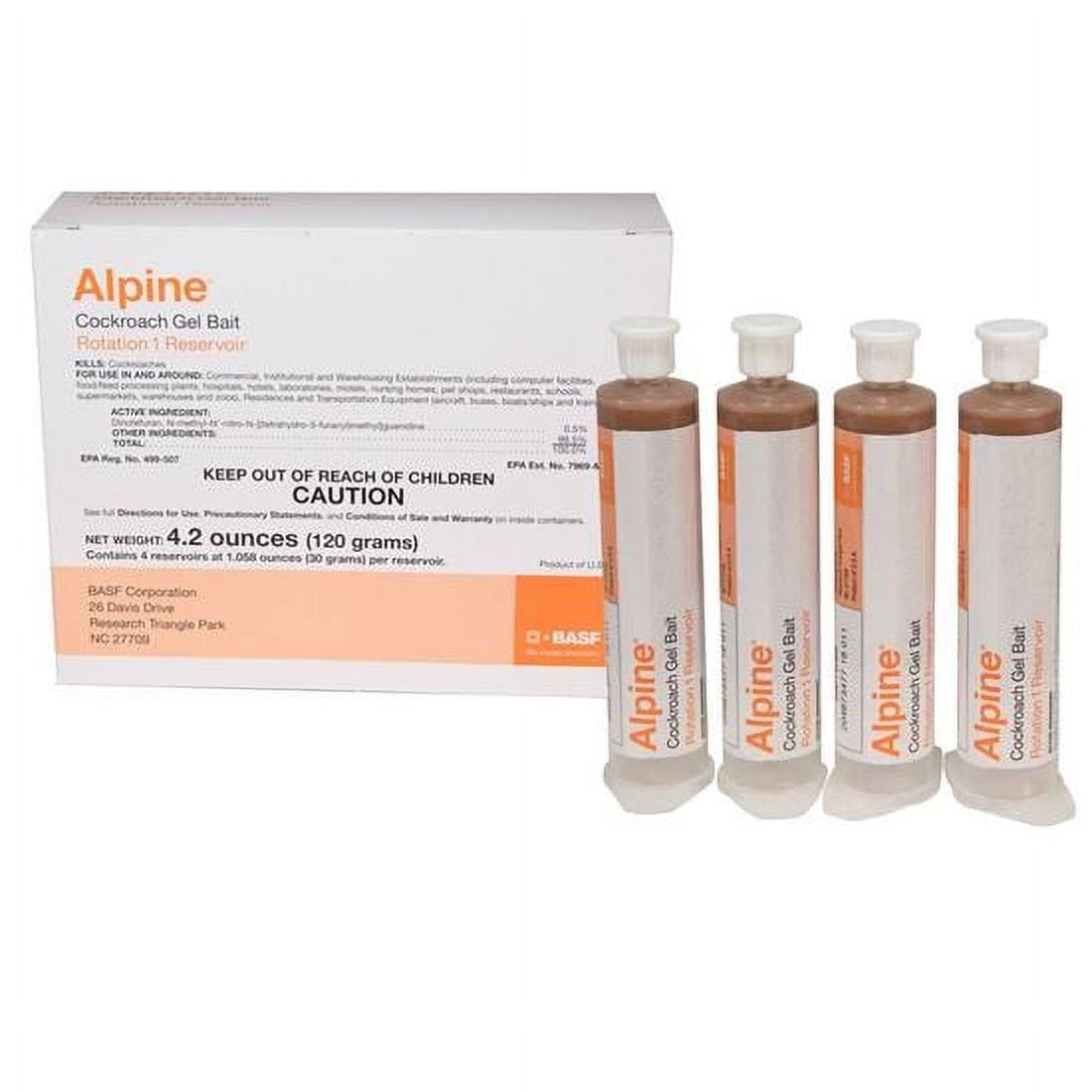 BASF Alpine Cockroach Gel Bait Rotation 1 - Fast-Acting Roach Killer ...