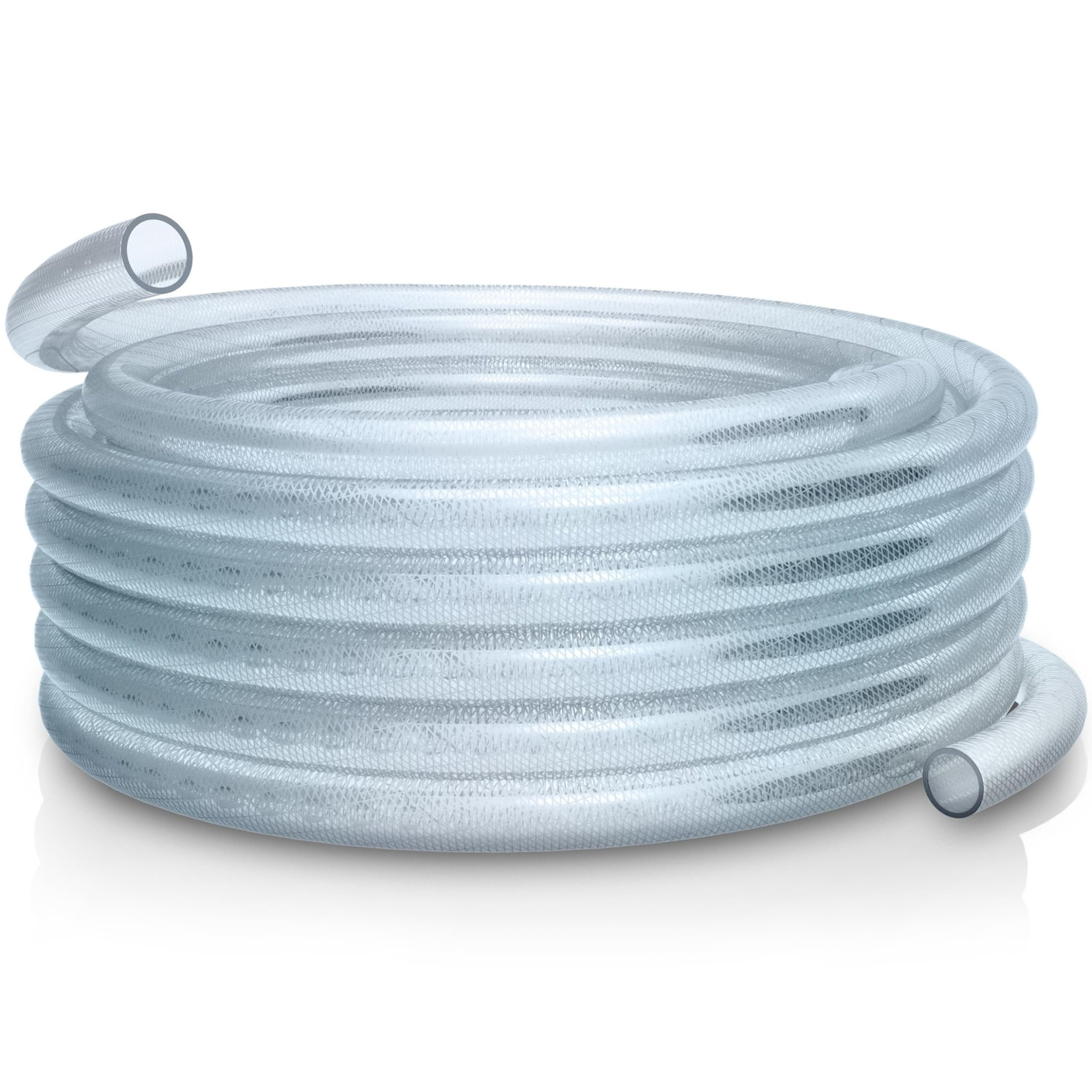 Alpine Corporation 100 Ft. Braided PVC Tubing with 1/4" Inside Diameter ...