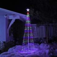 Gerson 6 Foot High Electric Steel Frame Tree with 257 Color Changing ...