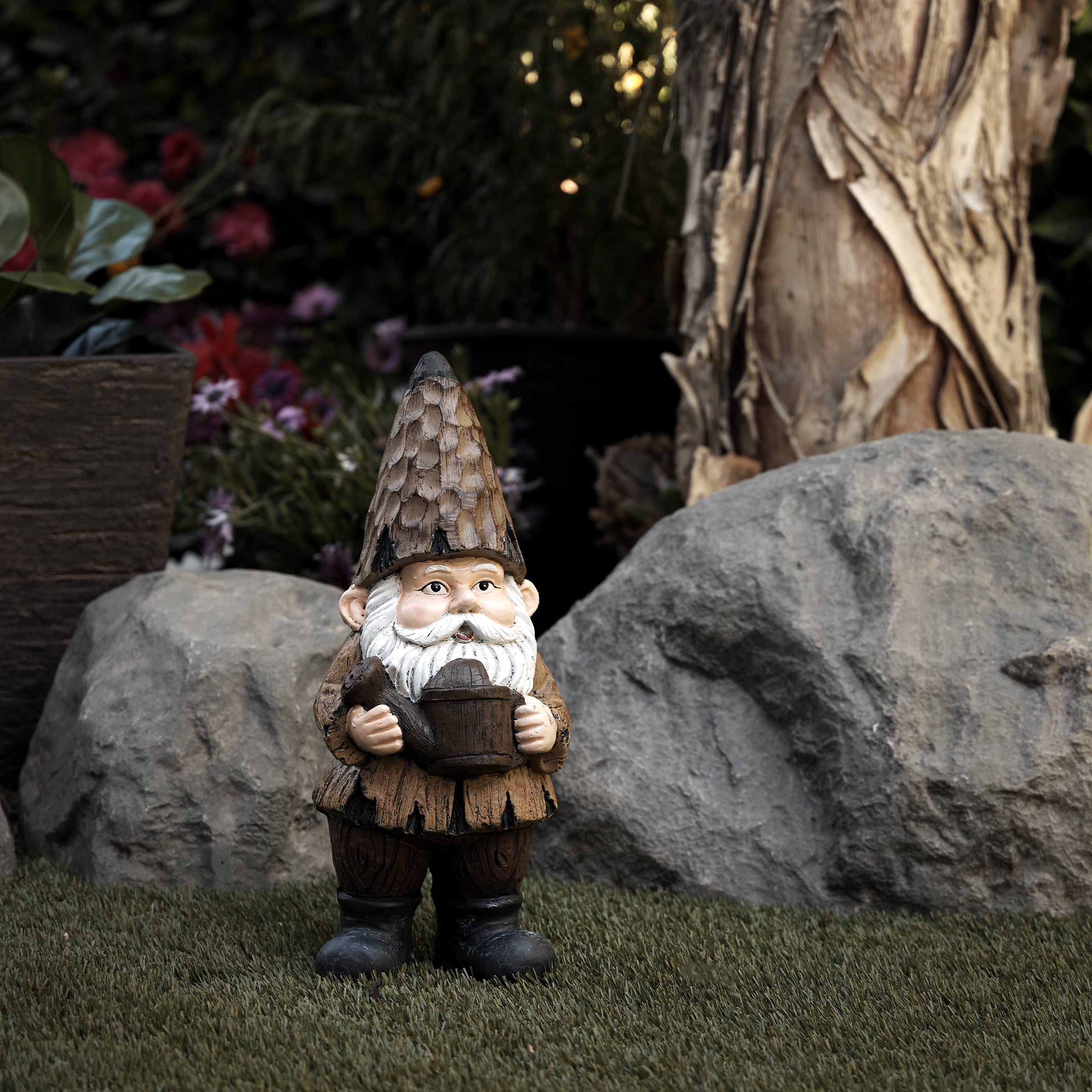 Free Shipping! Alpine Corporation 16"H Indoor/Outdoor Garden Gnome with ...