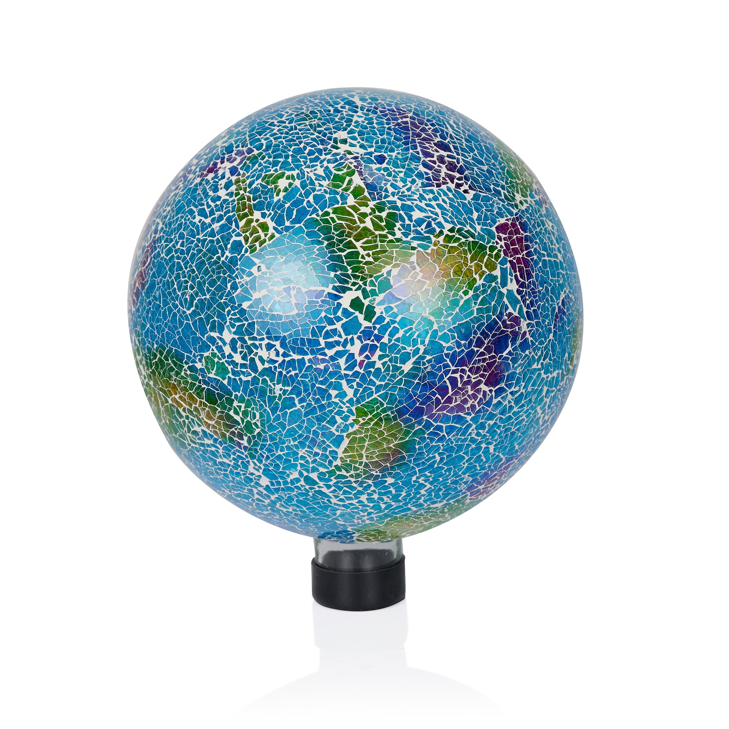 Alpine Corporation Mosaic Glass Gazing Ball - Walmart.com