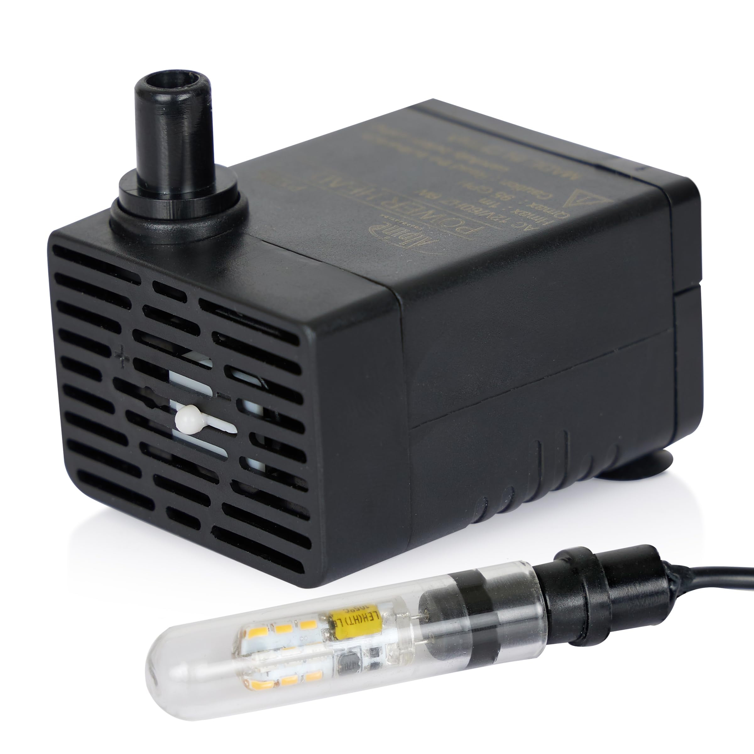 Alpine Corporation Submersible 95 GPH Fountain Pump with 5W Halogen ...