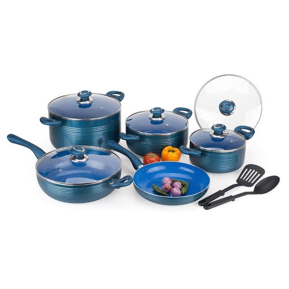 Alpine Cuisine 12 Piece Non-Stick Cookware Set - Walmart.com