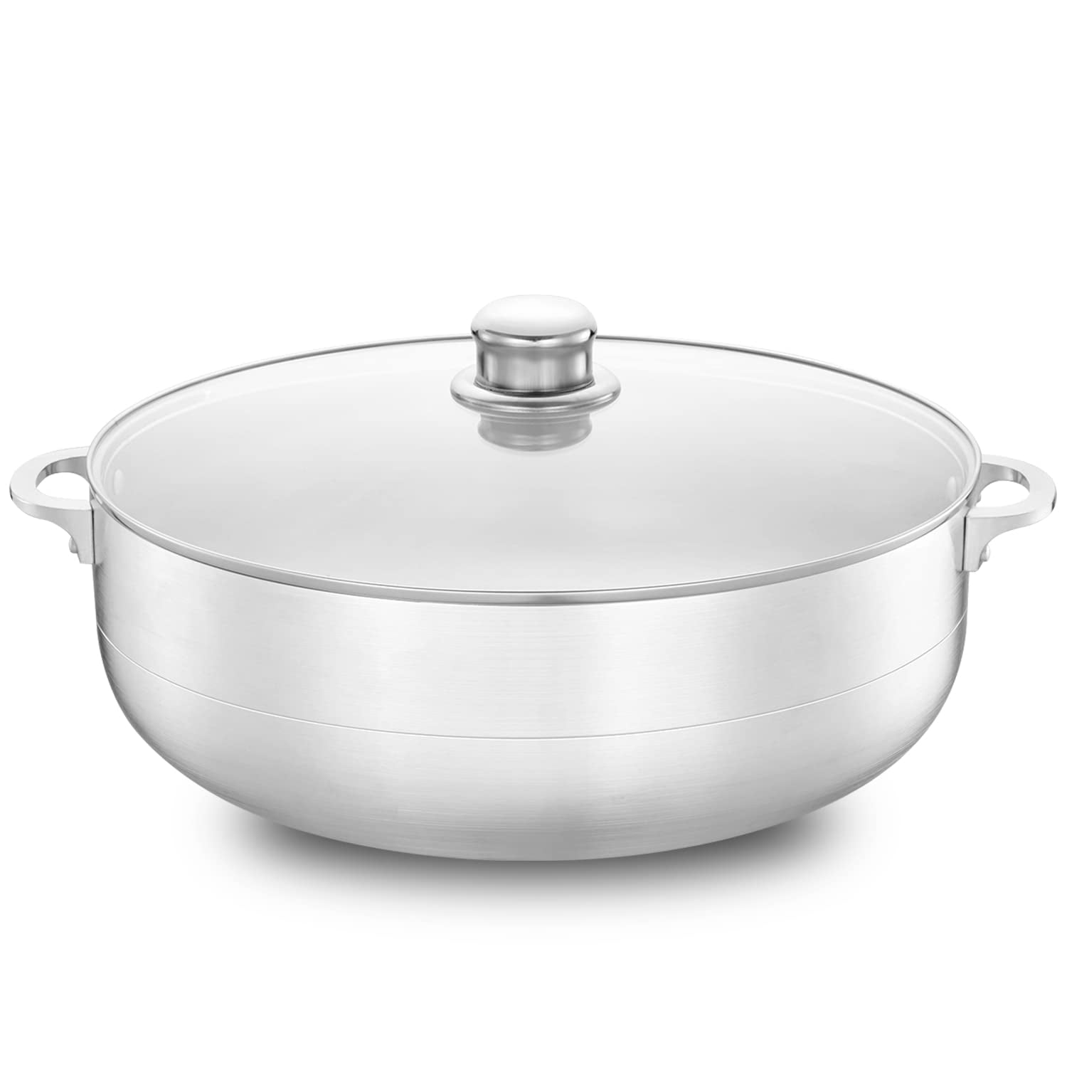 Alpine Cuisine 13-Quart Nonstick Caldero Stock Pot, Aluminum Dutch Oven ...