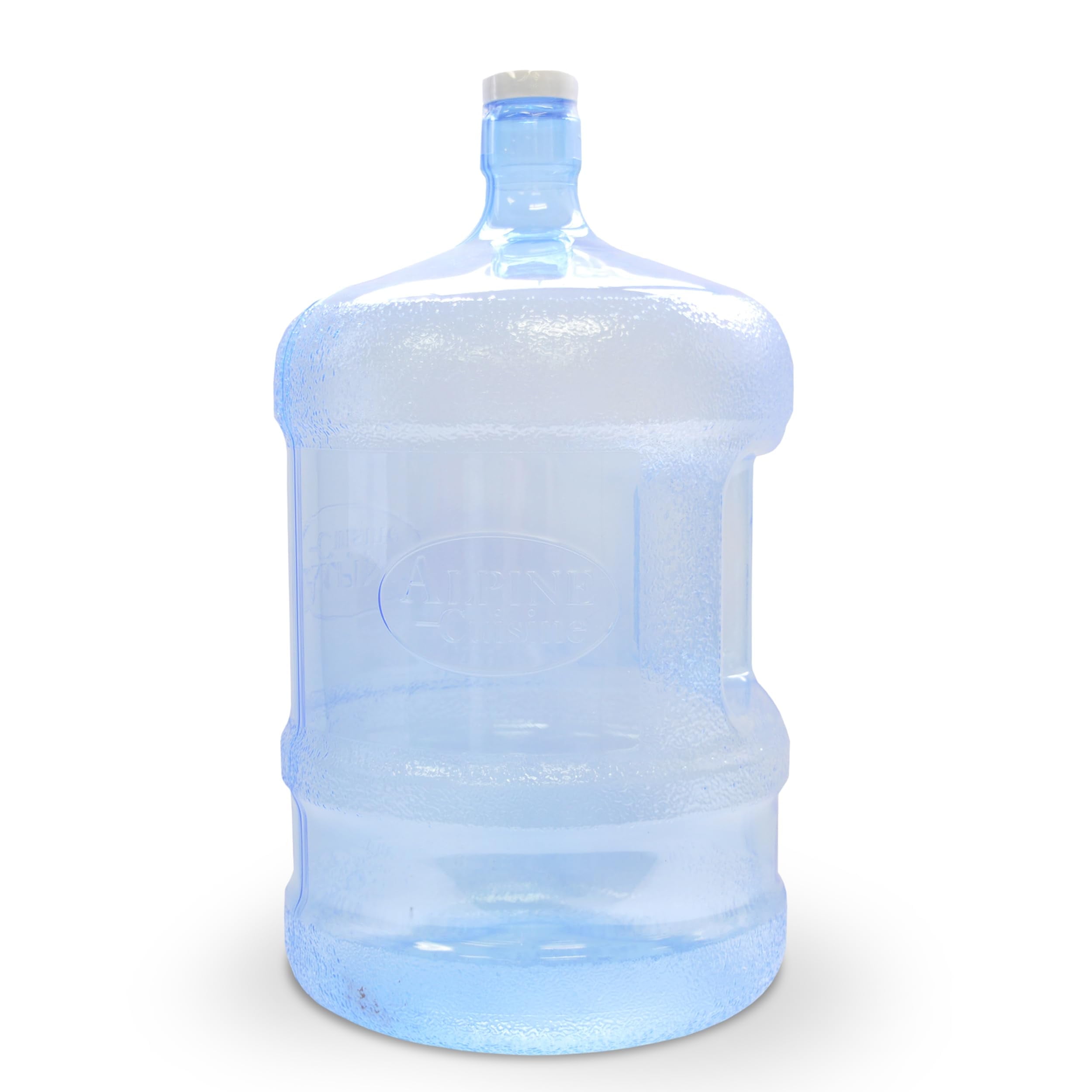 Alpine Cuisine Water Jug, 5 Gallon Plastic Bottle with Cap - Walmart.com