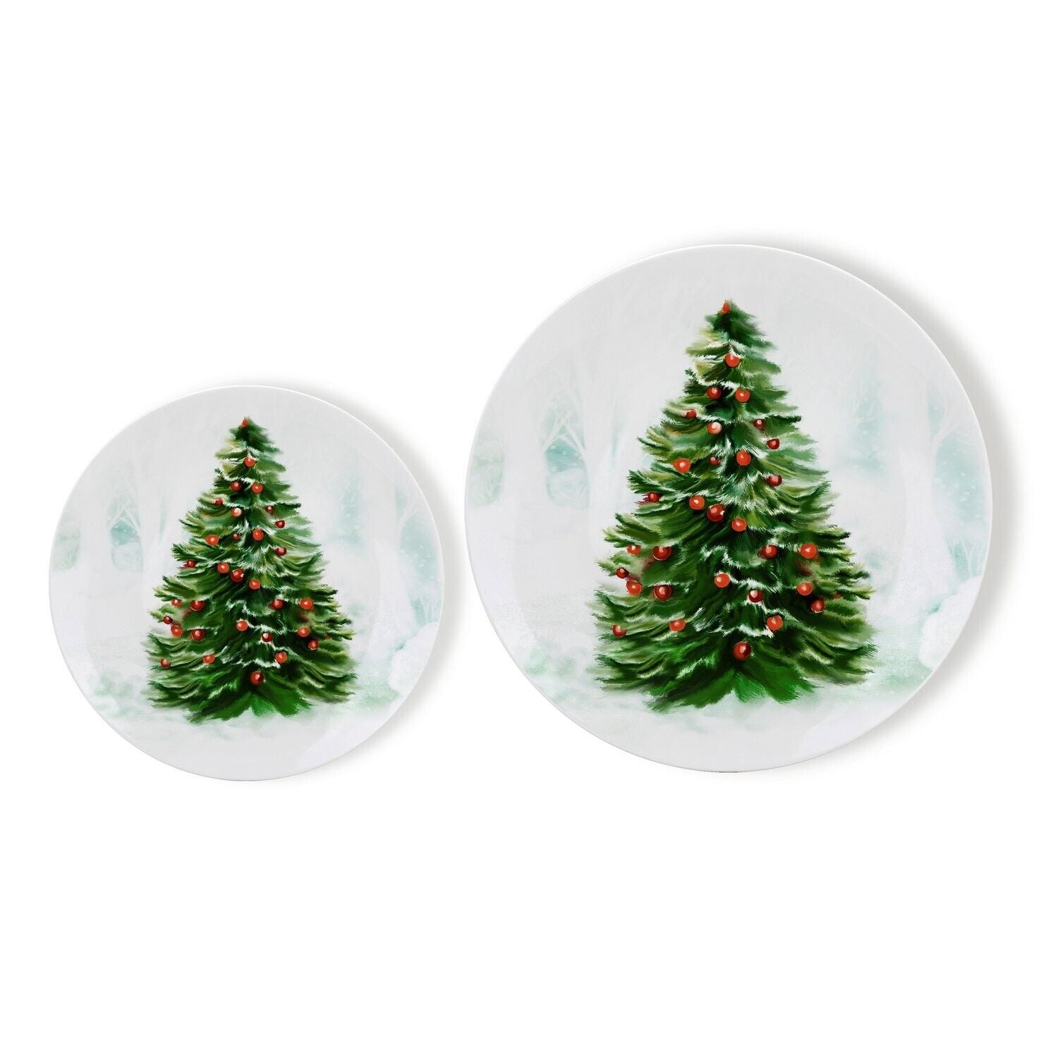 Alpine Cuisine Exquisite New Bone China Plates 7pc Set 8 & 10.5 Inches ...