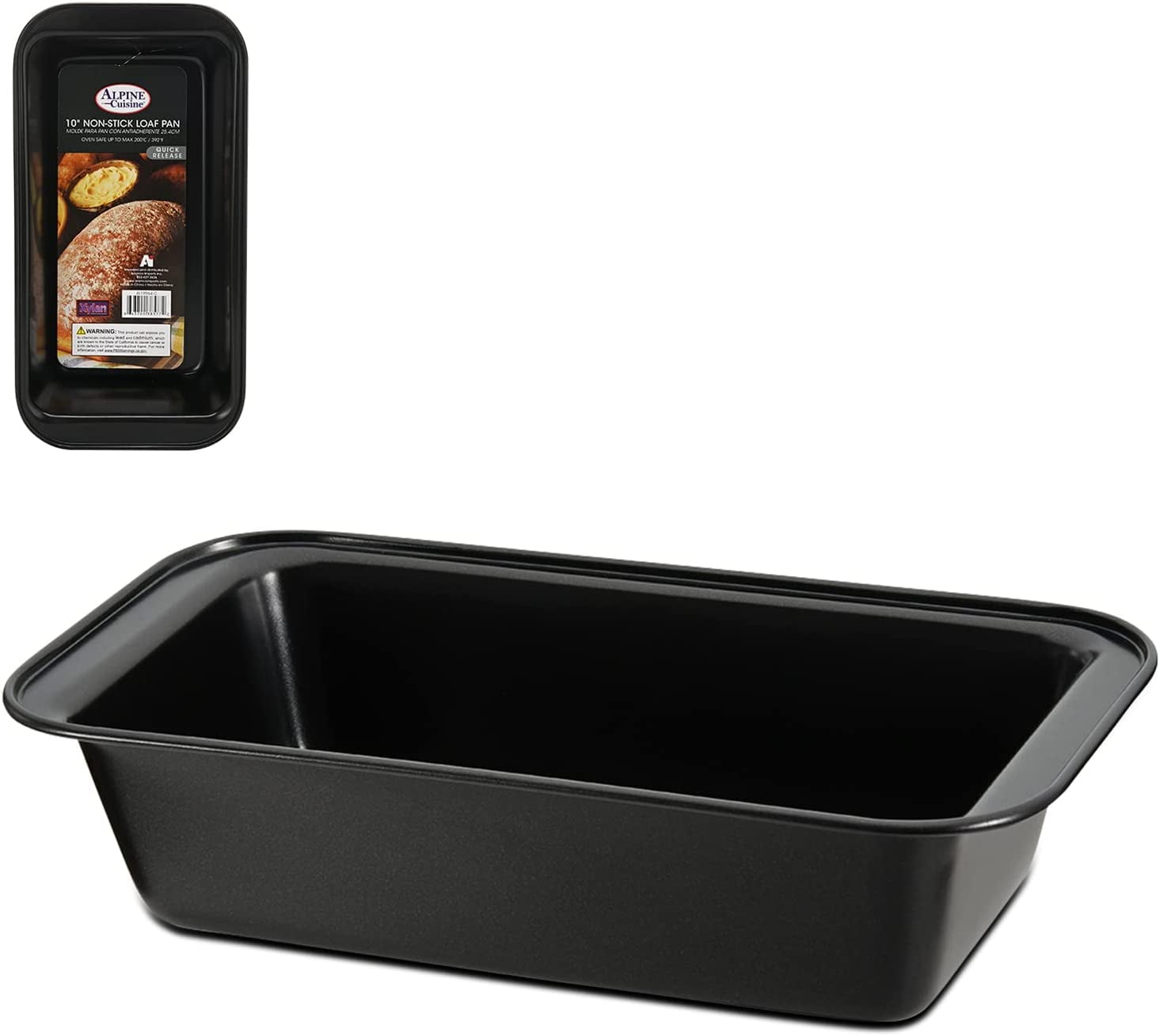 Alpine Cuisine Loaf Pan 8.5x4.5 Inch - Nonstick Coating Carbon Steel ...