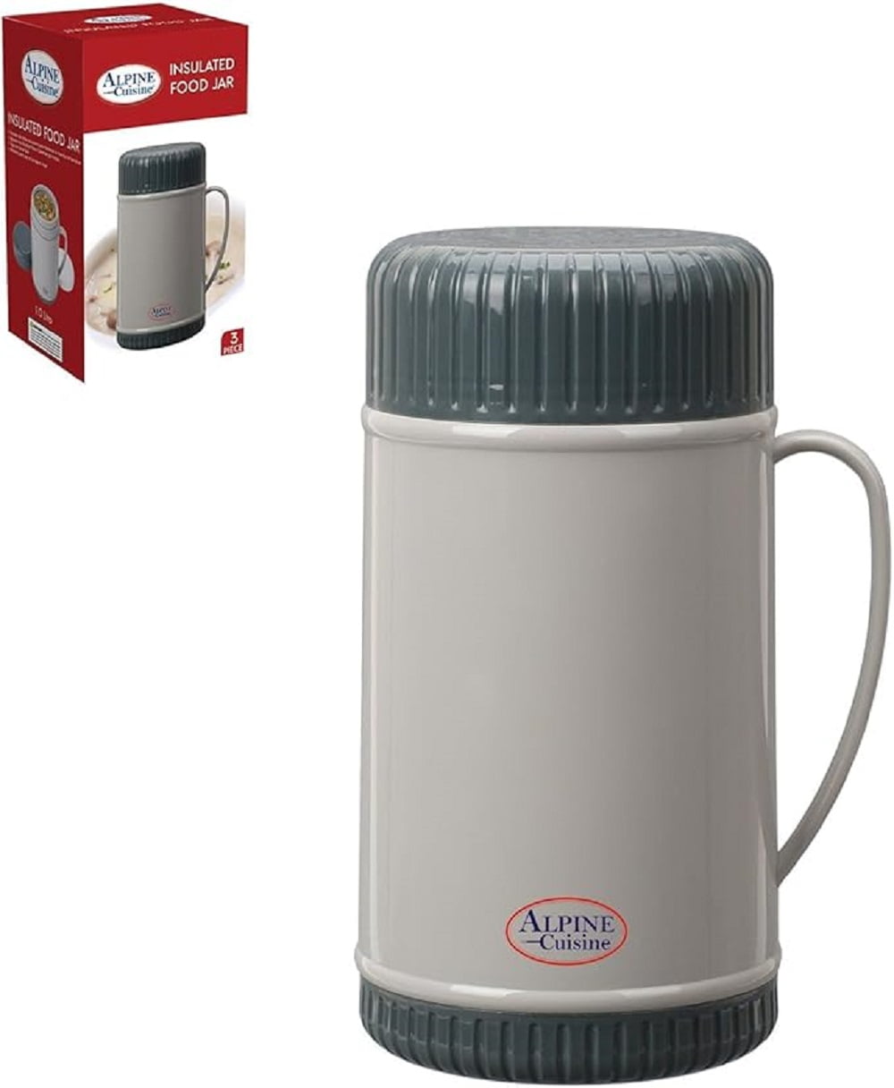 Alpine Cuisine Polypropylene Thermo Bottle Wide Mouth with Foam ...