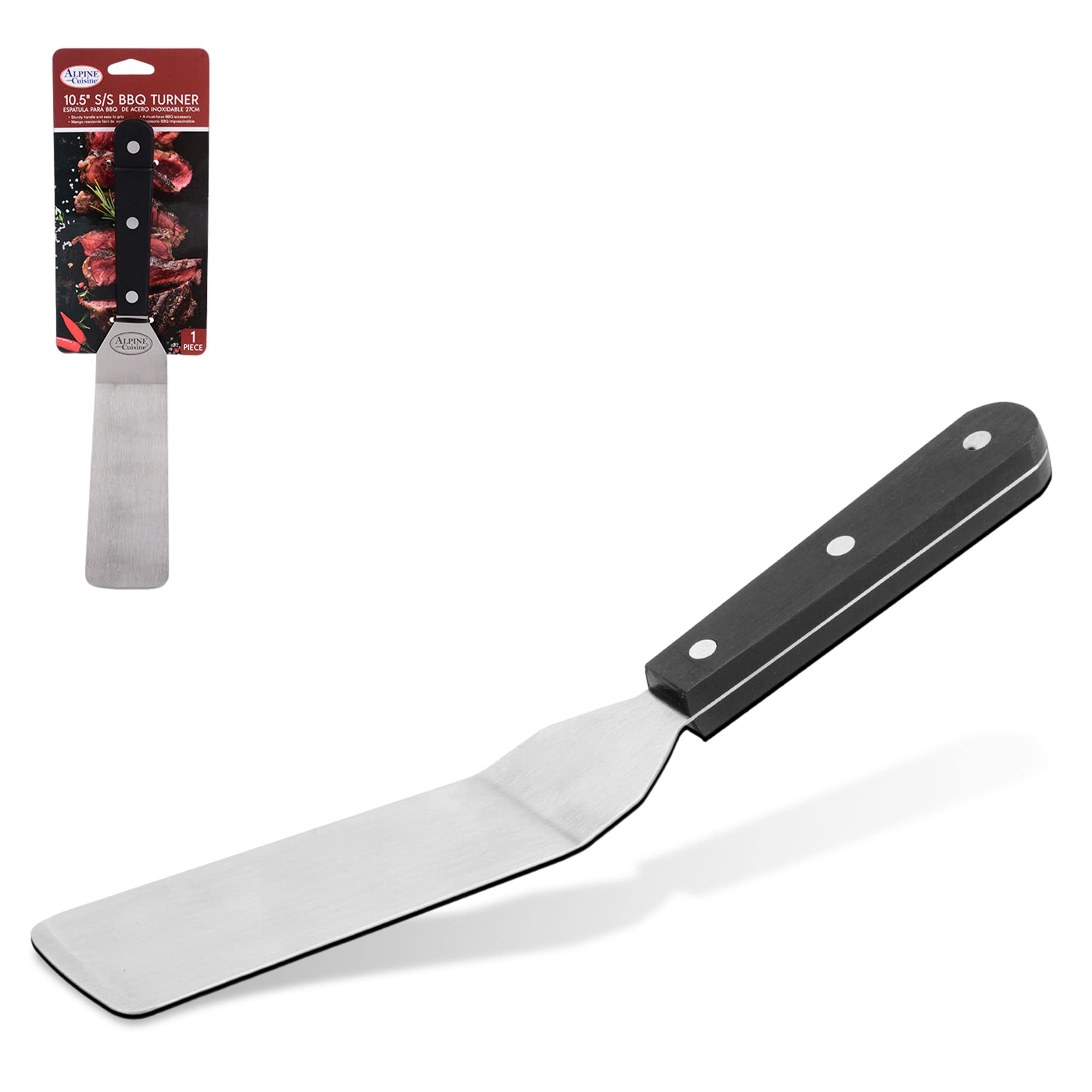 Alpine Cuisine Stainless Steel BBQ Turner 10 Inch with Bakelite Handle ...