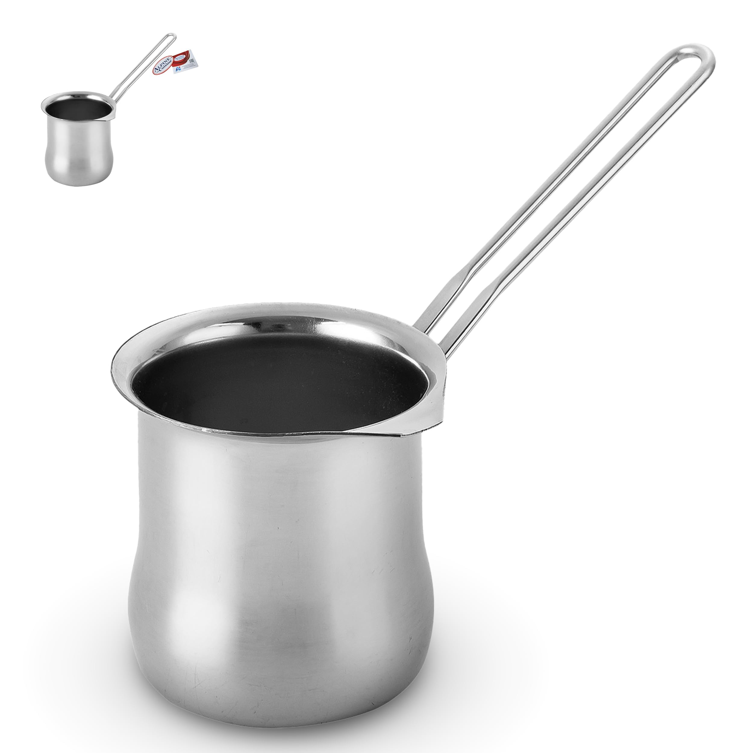 Alpine Cuisine Stainless Steel Coffee Warmer, 22oz with Ergonomic ...
