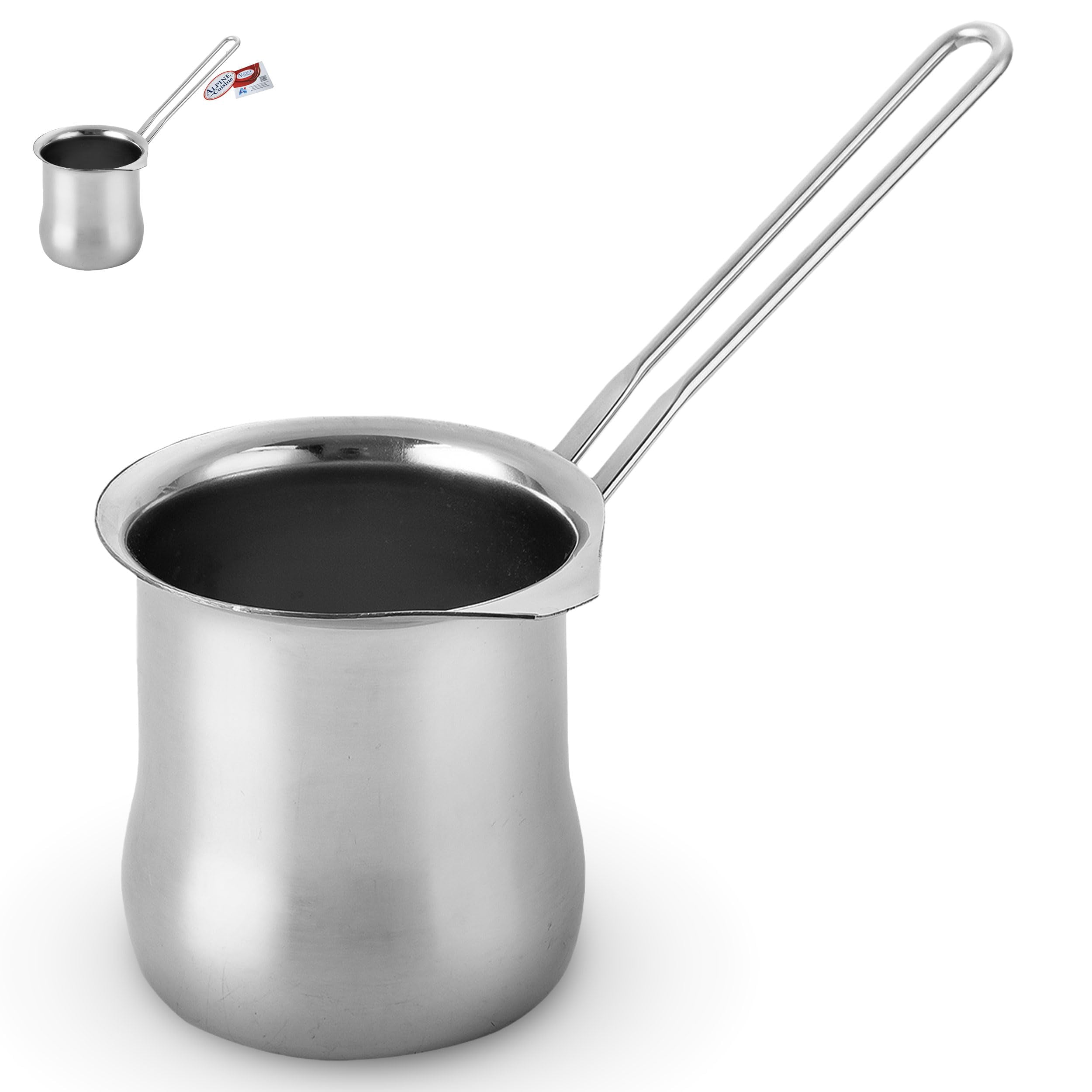 Alpine Cuisine Coffee Warmer, Stainless Steel, Turkish and Greek Milk ...